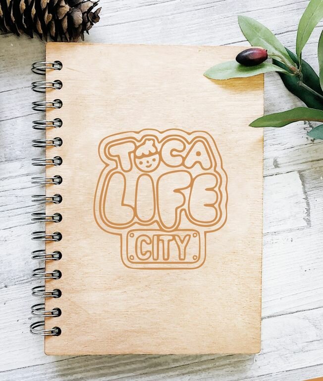 Скетчбук деревянный Тока Бока, Toca Boka №8