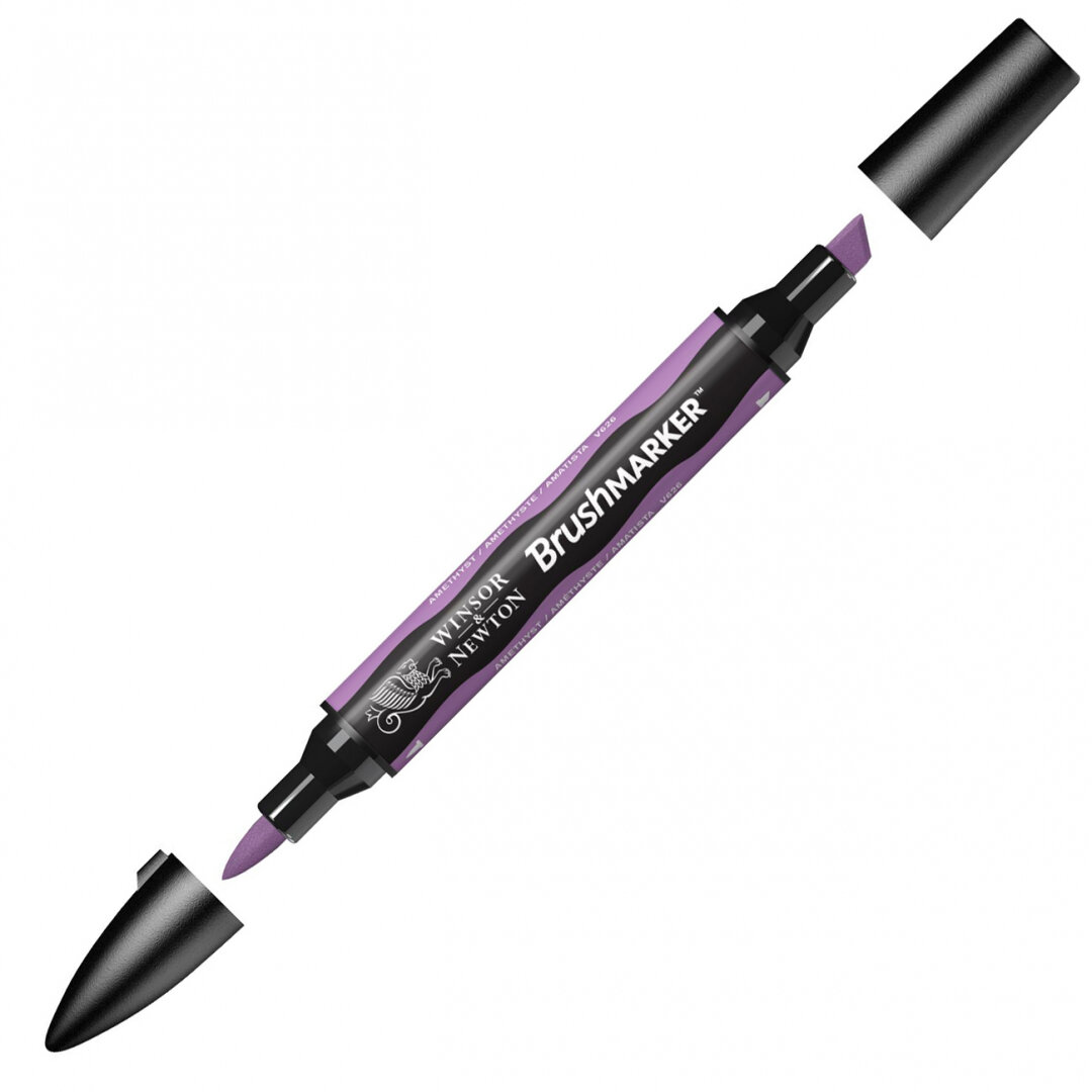 Winsor&Newton Маркер художественный "Brush", аметист