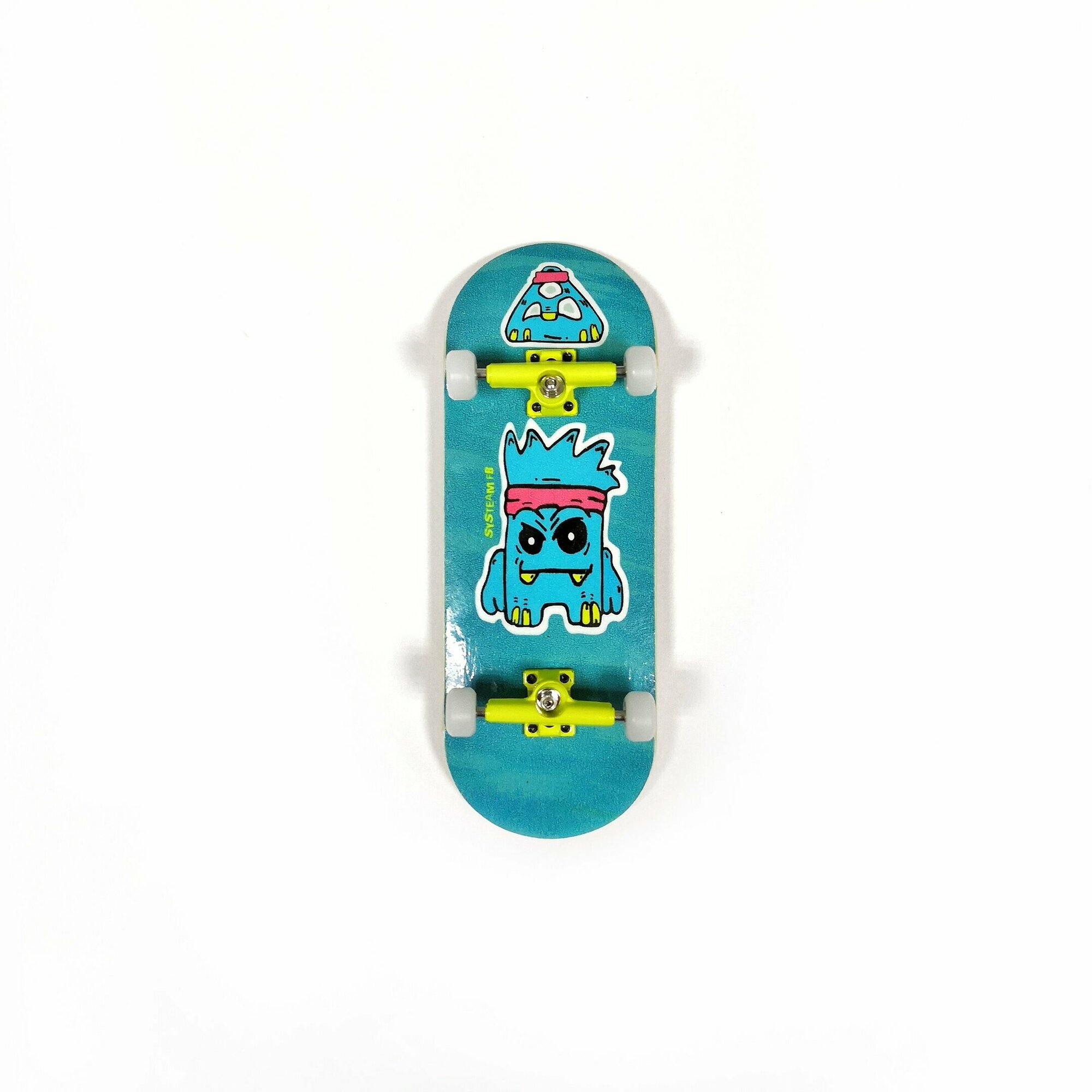 Фингерборд Systeam "Scary Monster", для детей 9-14 лет, 33-36 см, зеленый