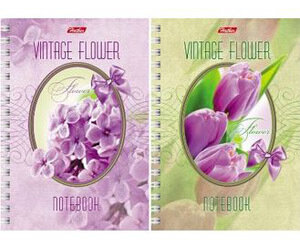HATBER Записная книжка "Нежные цветочки", А6, 80 листов
