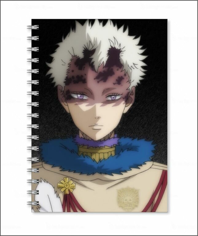 Тетрадь Черный Клевер, Black Clover №4, А4