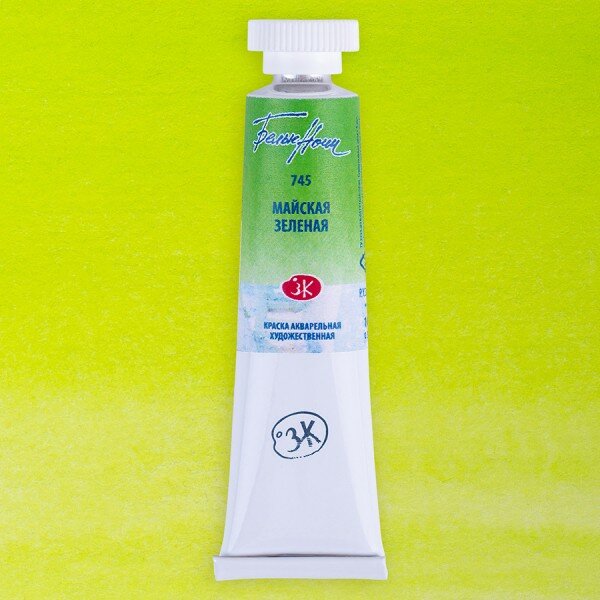 Майская зеленая, акварель "Белые ночи" туба 10 мл