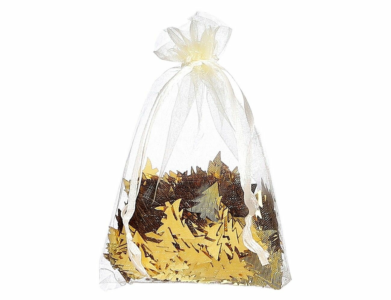 Блёстки елочки-конфетти, золотые, 25 г, Edelman 1106317