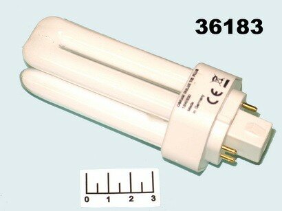 Лампа люминесцентная 3U 18W G24Q-2 830 3000K белый теплый Osram 4 контакта