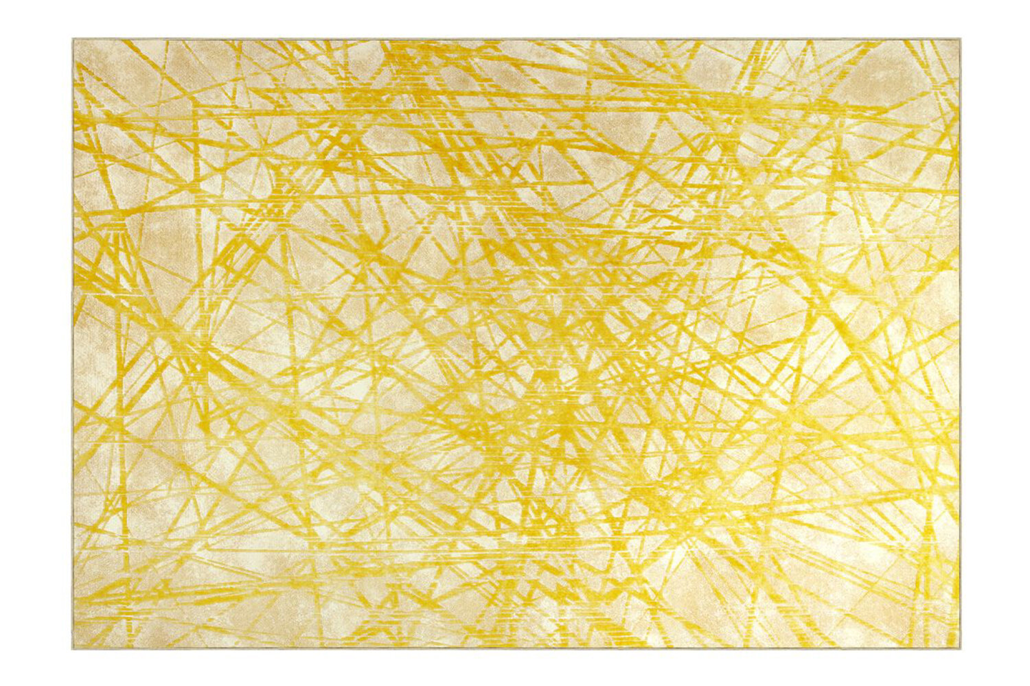 Ковер на пол CHISTETIKA Line, 160х230 см, прямоугольный, цвет жёлтый