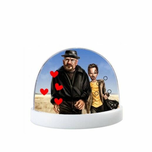 Водяной шар Во все тяжкие, Breaking Bad №12, Сердца-блёстки
