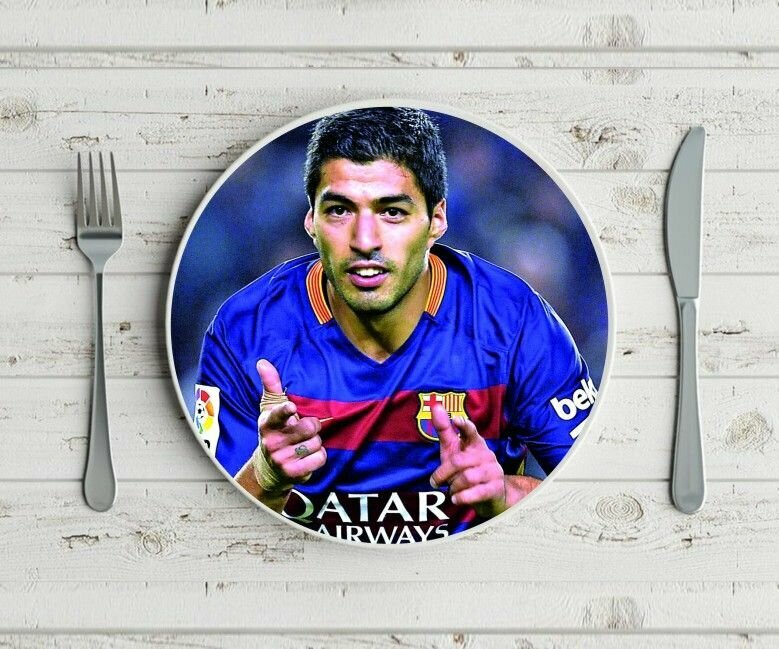 Тарелка Луис Альберто Суарес Диас, Luis Alberto Suarez Diaz №4