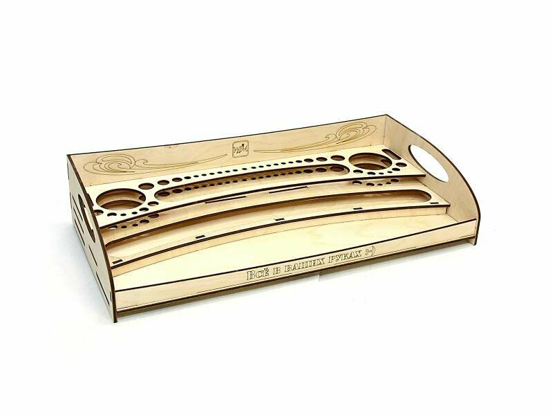 Рабочая станция №1 с нишей под коврик. WorkStation №1. Собранная