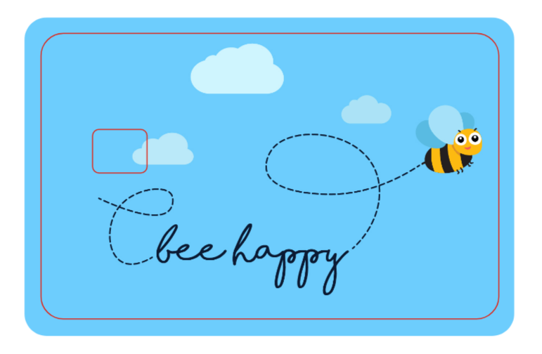 Наклейка на банковскую карту, стикер на карту, маленький чип