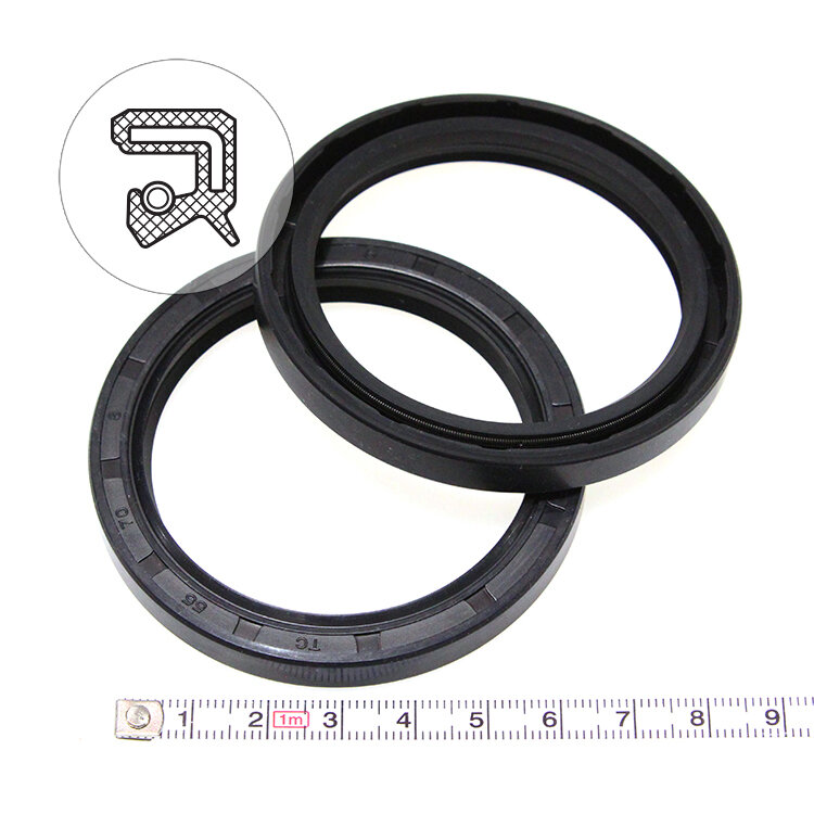 Манжета армированная (Сальник) 55х70х8 (тип 2 / TC) 70NBR