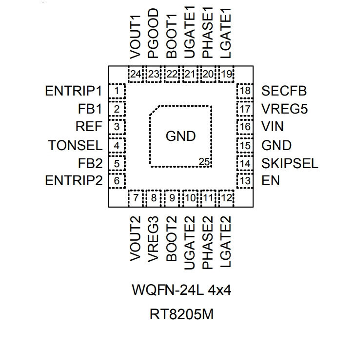 Микросхема RT8205MZQW EN