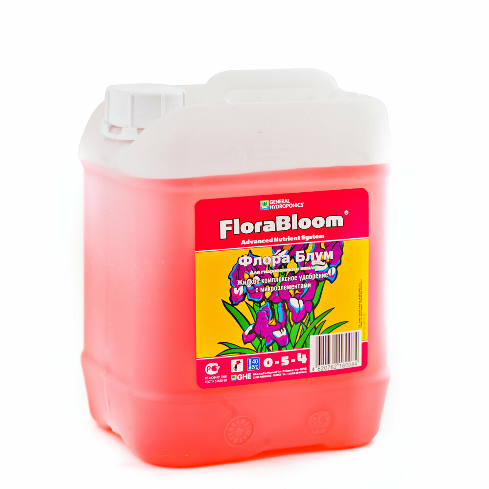 GHE Flora Bloom, удобрение для растений, удобрение на фазу цветения