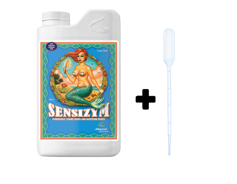Advanced Nutrients Sensizym 1л + пипетка-дозатор, удобрение для растений, добавка для ферментации корней
