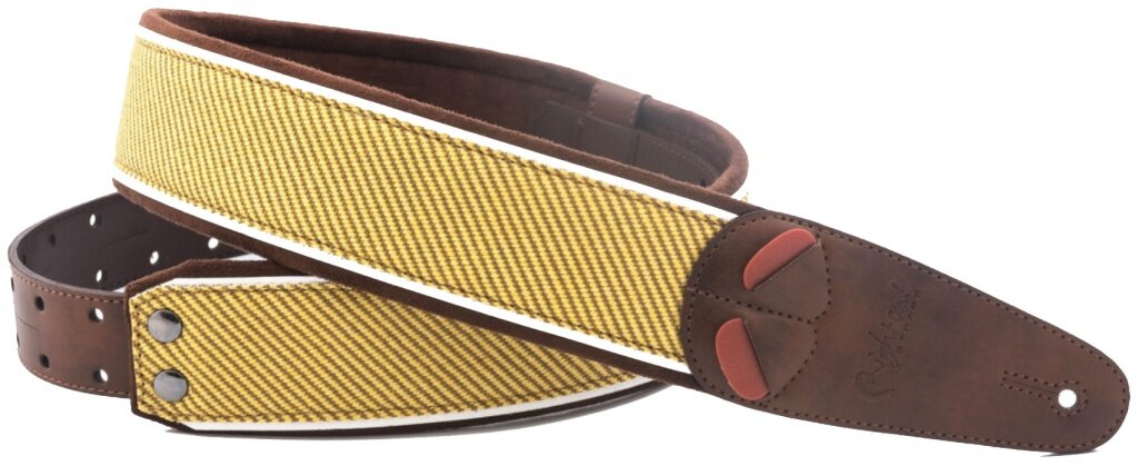 Ремень для гитары, RightOn Straps 8401070310358 Steady Mojo Tweed Brown