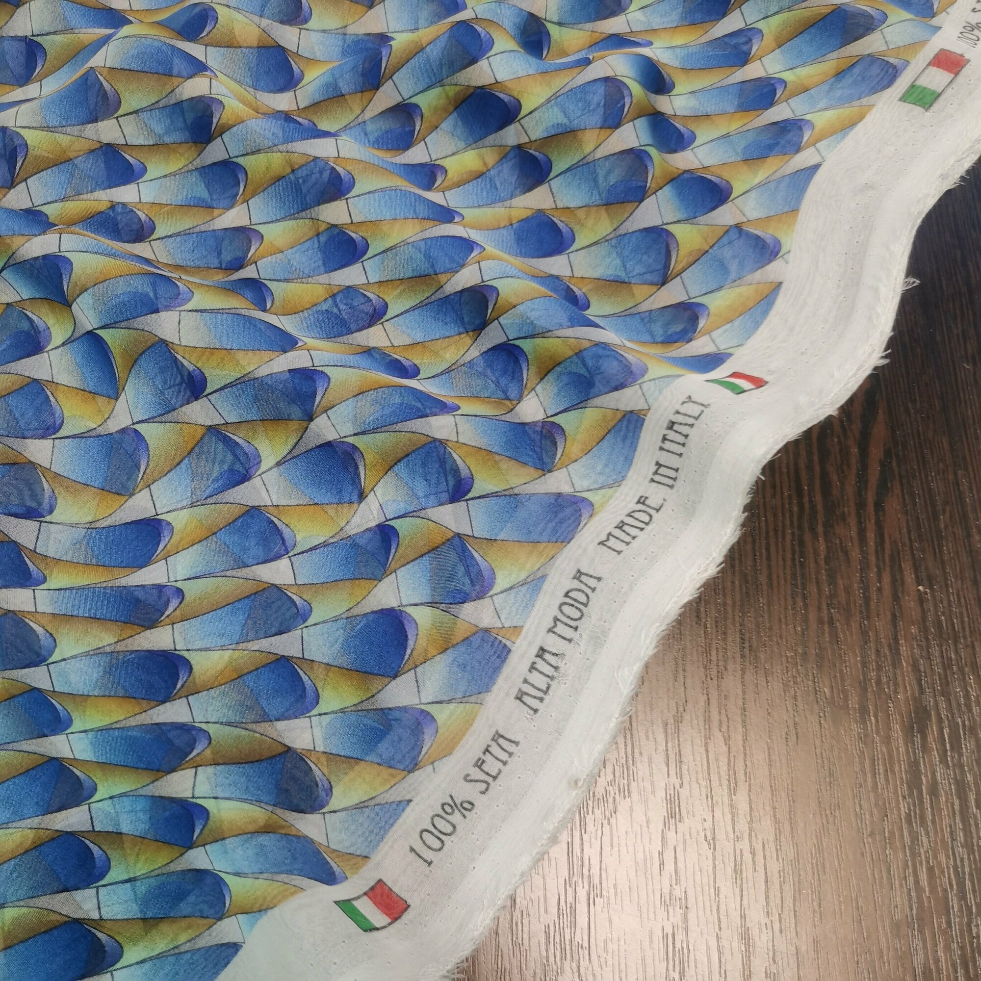 Ткань. Натуральный шелк. Шифон GUCCI