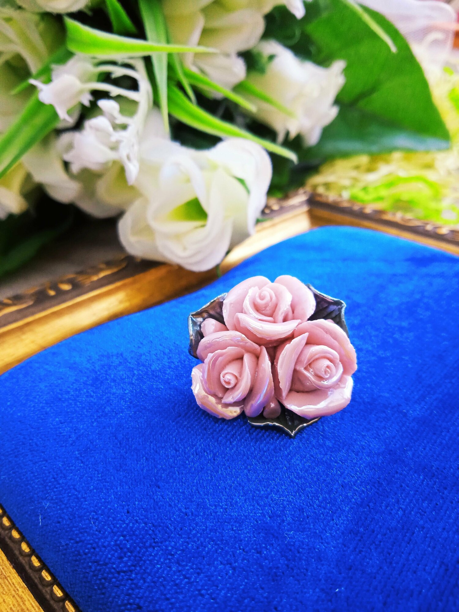 Декоративные цветы для творчества и декора из керамики/Ручная, авторская работа