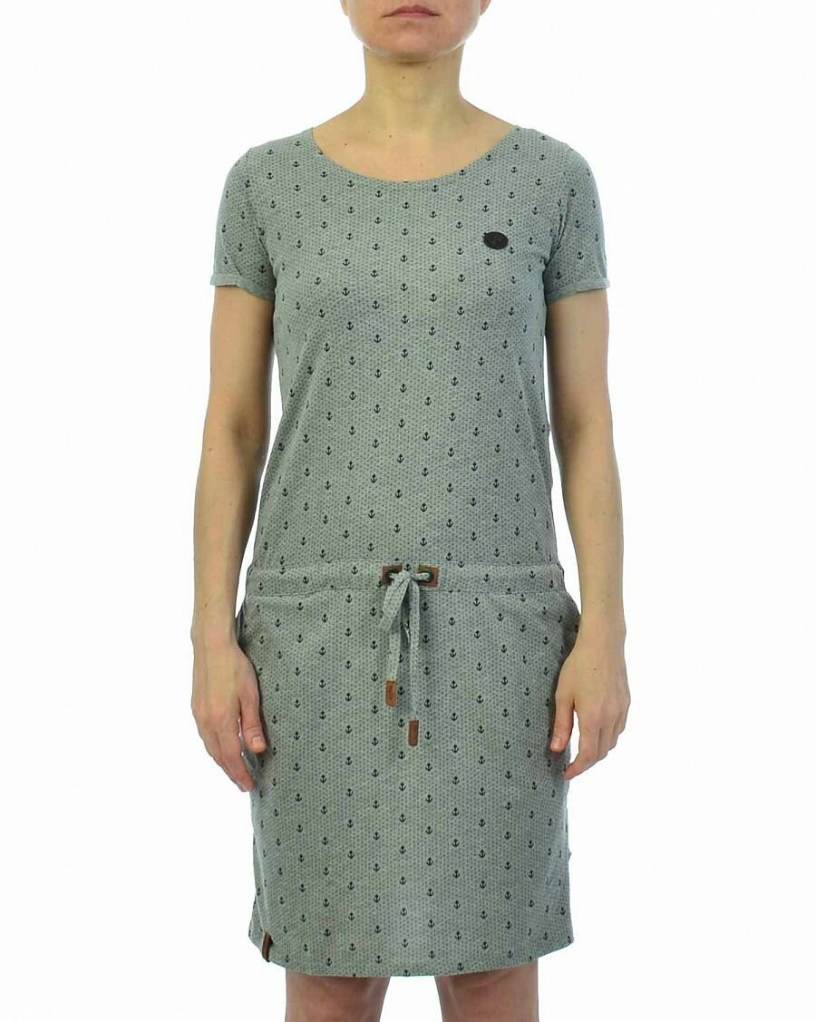 Платье женское короткий рукав и карманами Naketano El Majmuni Ankerdizzel Gun Smoke Grey Melange XS