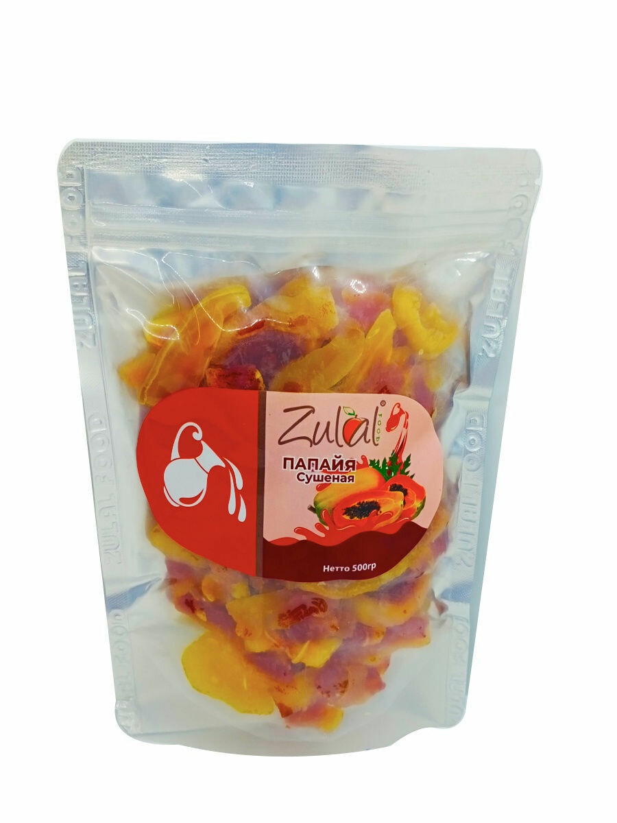 ZULAL FOOD / Папайя сушеная 500 гр