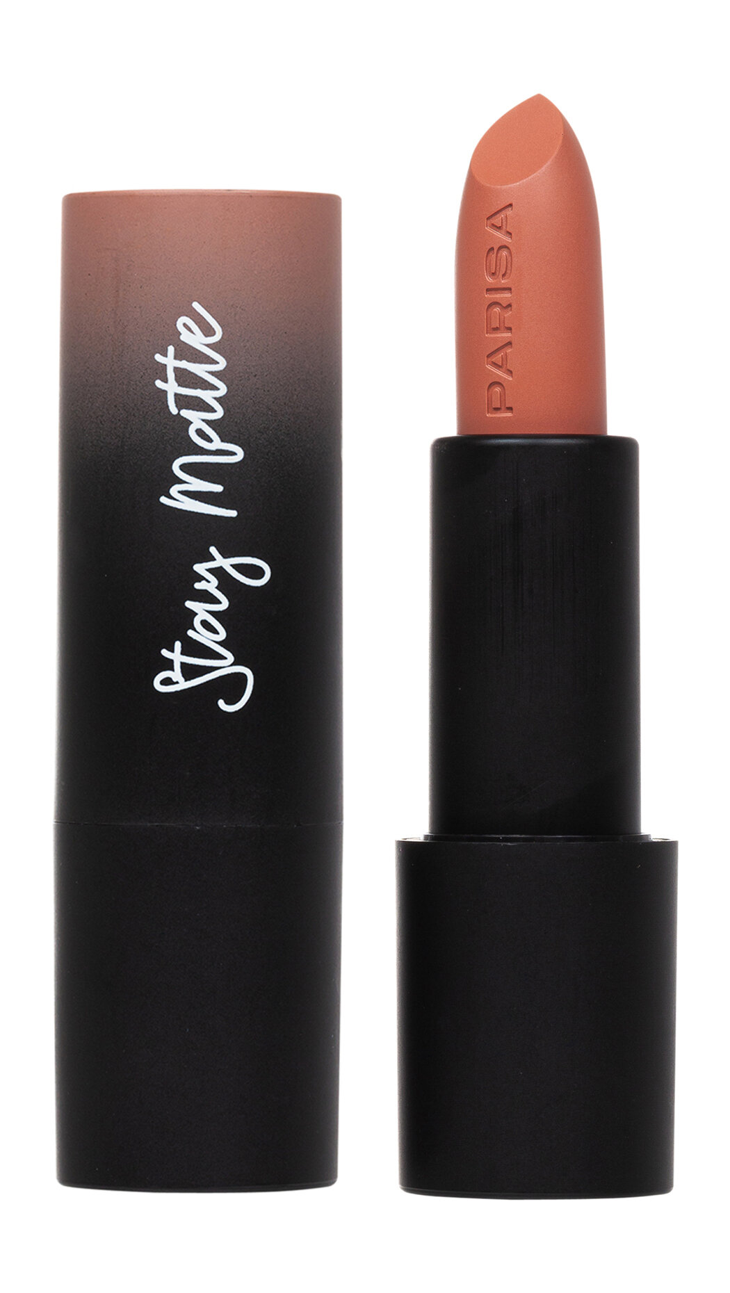 PARISA COSMETICS Помада матовая Stay Matte L-08, 4 г, 02 Персиковый джем
