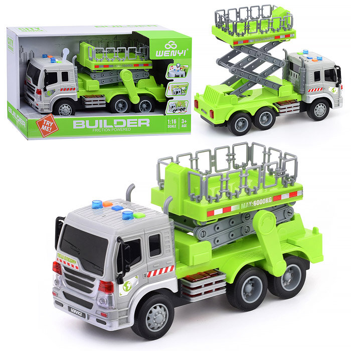 Машина WY311H "Спецслужба" 1:16 (свет, звук) на батарейках, в коробке