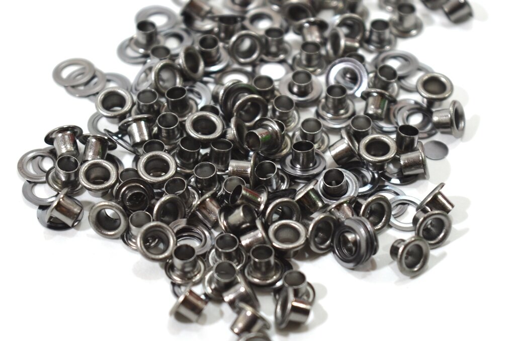 Люверсы №17 3мм нерж Черный никель (уп.50 шт) Proknopka