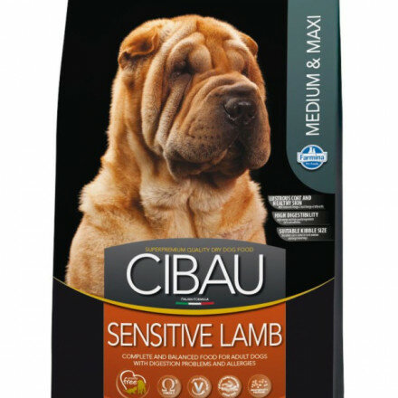CIBAU sensitive ягненок medium/maxi 12 кг