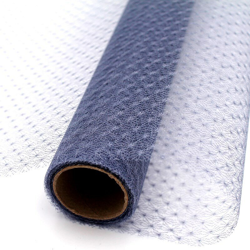 Сетка декоративная. Сетка флористическая. Сетка для упаковки Бабье лето (48см х 4,5м) цвет Колумбия