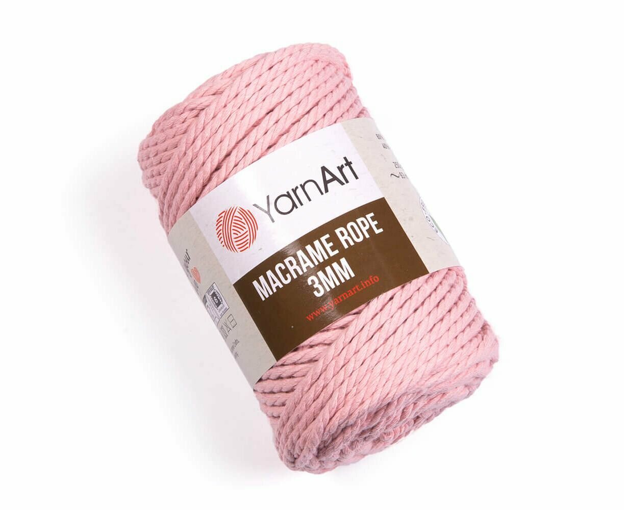 YarnArt Макраме Cord 3mm №762 (розовый)