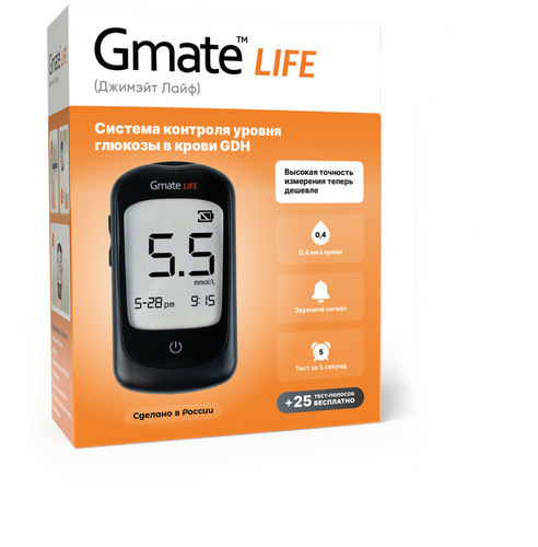 Gmate Life GDH / Джимейт Лайф - система для контроля уровня глюкозы ...