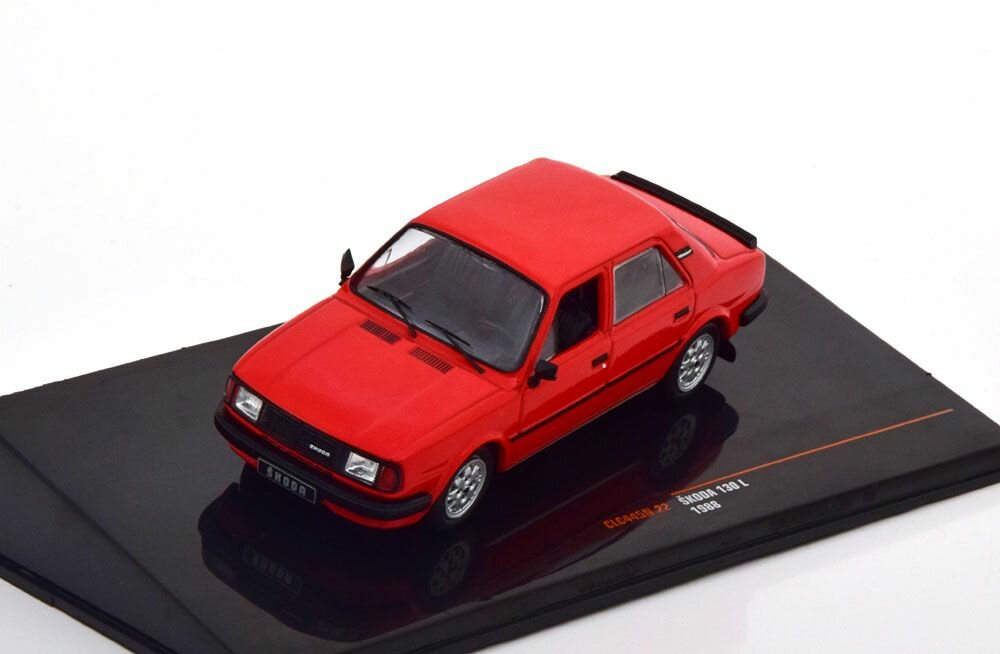 SKODA 130 LR (1988), red, масштабная модель автомобиля коллекционная