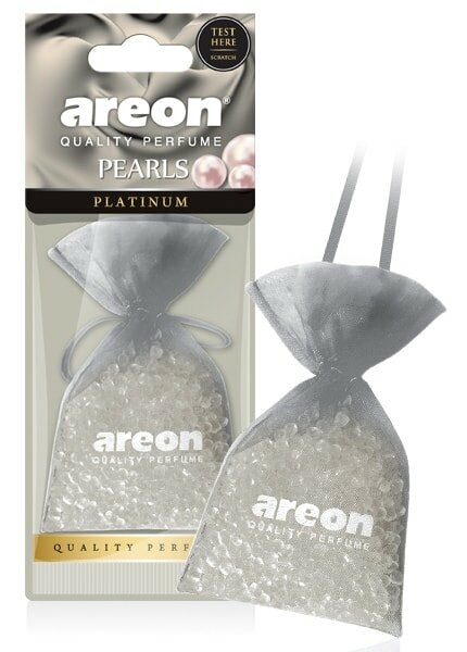 Ароматизатор на зеркало Areon Pearls Lux Platinum платина