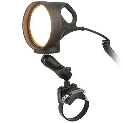 RAM-B-152-231Z-2 светодиодная фара-искатель RAM хомут и U-крепления, муфта 95 мм шары 25 мм (1")