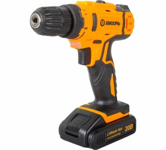 Дрель аккумуляторная Вихрь ДА-20Л-2КА аккум. патрон: быстрозажимной 72/14/36