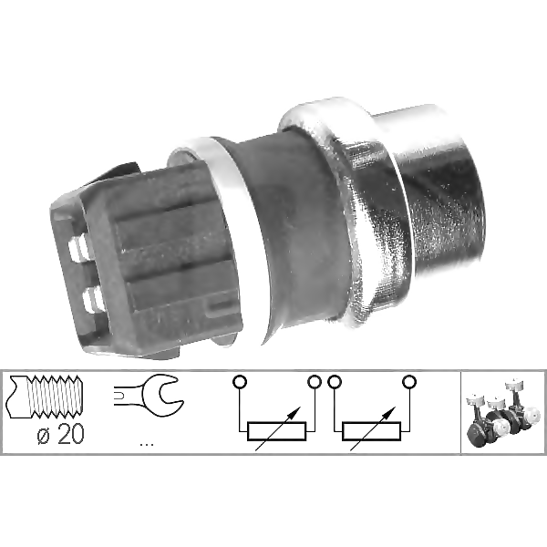 ERA 330287 (0824121081 / 0905020 / 103568435) датчик температуры охлаждающей жидкости ford: Galaxy (Галакси)