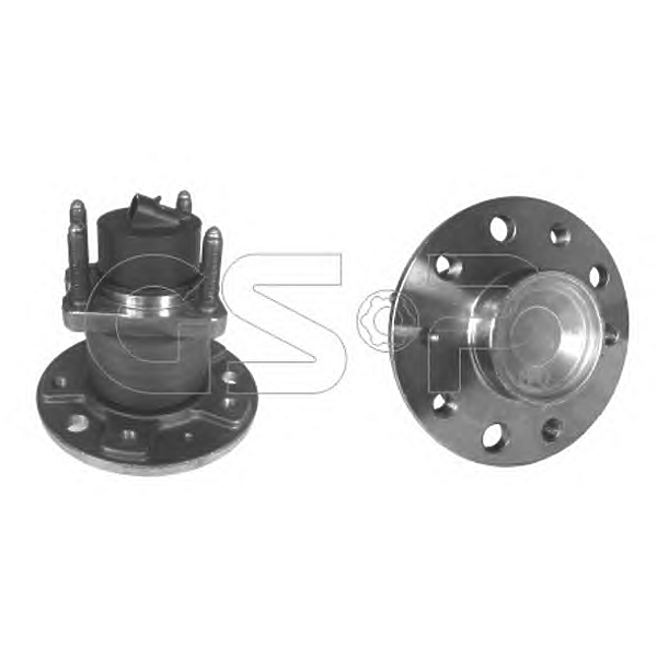 GSP 9400052 (09119931 / 1604002 / 1604301) ступица колеса в комплекте с подшипником Opel (Опель) Astra (Астра)