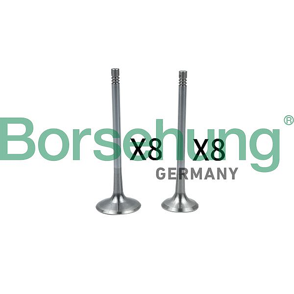 BORSEHUNG B18637 к-кт клапанов впуск. / выпуск. 16шт. 33.85x6x104\ Audi (Ауди) a3 2.0 axw 03