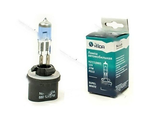 Лампа галоген 12V H27/1 27W PG13 Nord Yada Super White - холодный белый свет