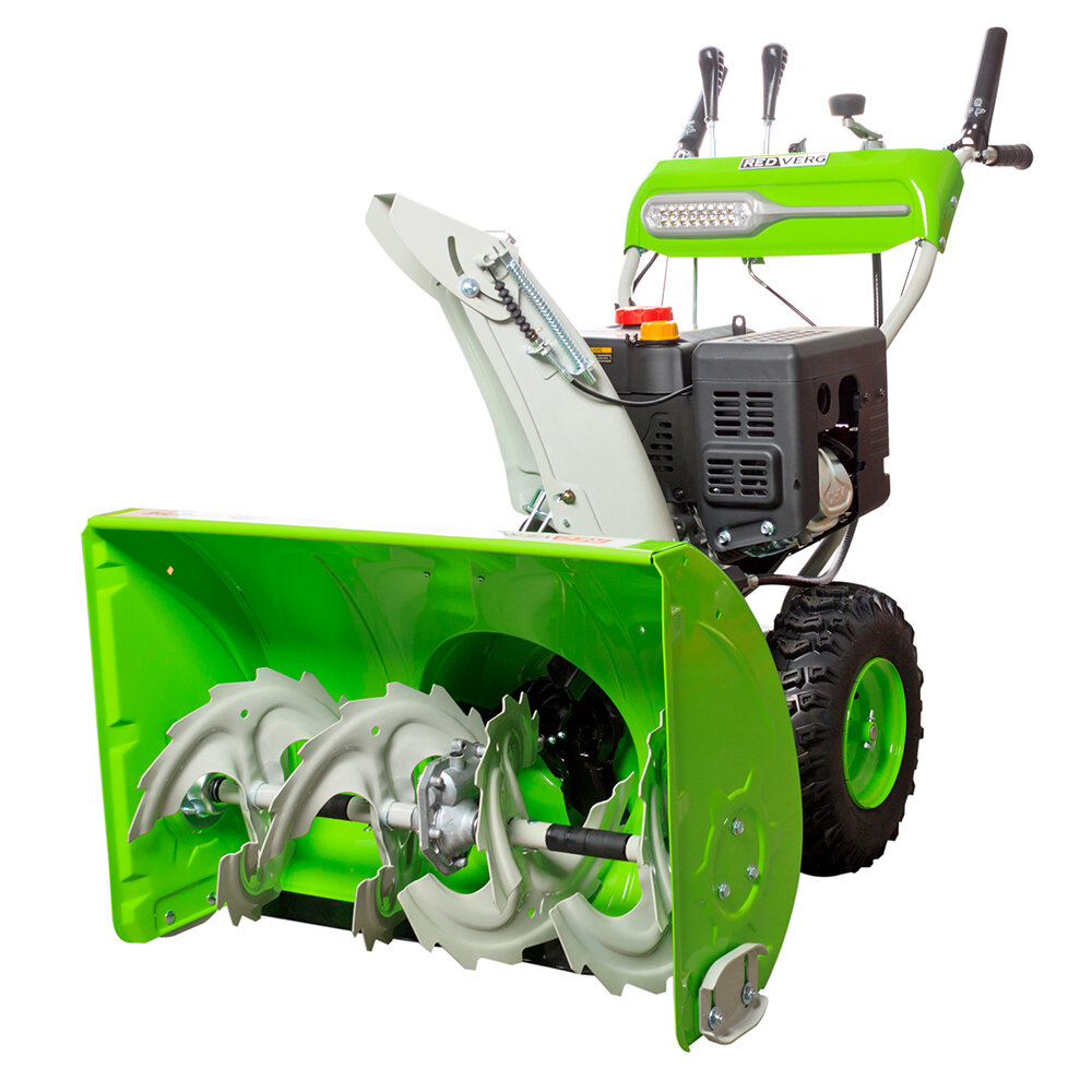 Снегоуборщик Redverg RD-SB76/11E, бензиновый, с электростартером, подогрев рукояток
