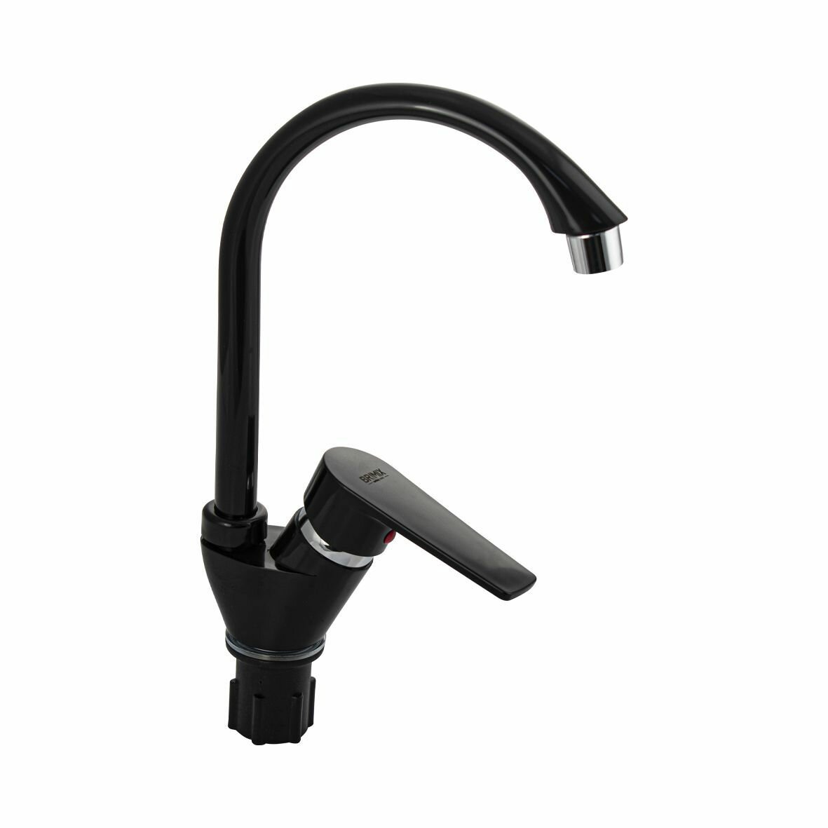 Смеситель для кухни BRIMIX из высокопрочного ABS пластика / Цвет Чёрный / арт.566