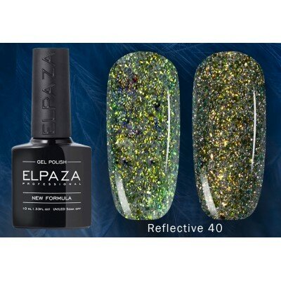 ELPAZA Гель-лак Reflective Жук, 10 мл, №40