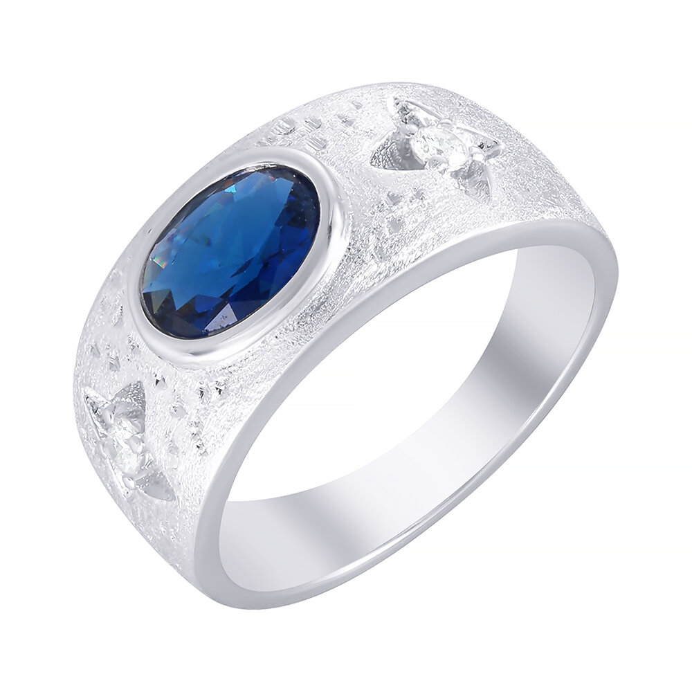Кольцо, серебро, 925 проба, стекло