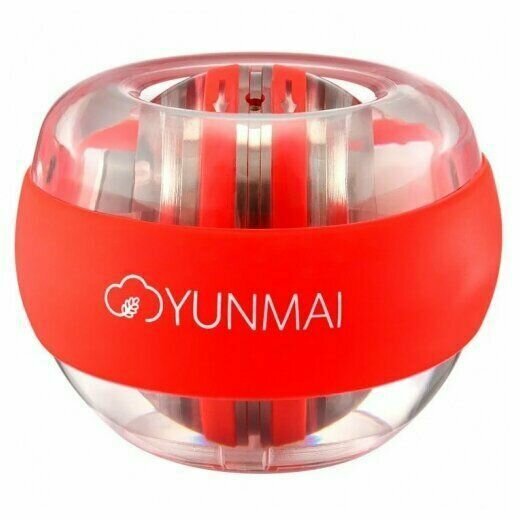 Yunmai кистевой тренажер (гироскопический эспандер) Powerball (YMGB-Z702), красный