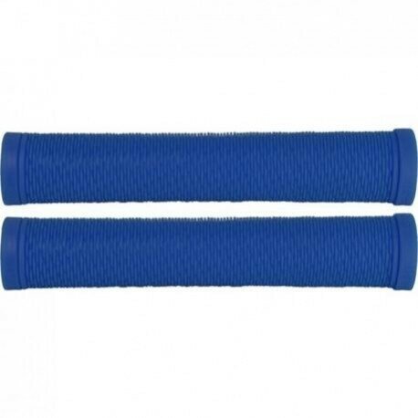 Грипсы велосипедные ручки на руль H95 резиновые, противоскользящие, удлиненные 178мм для BMX и дорожных велосипедов синие