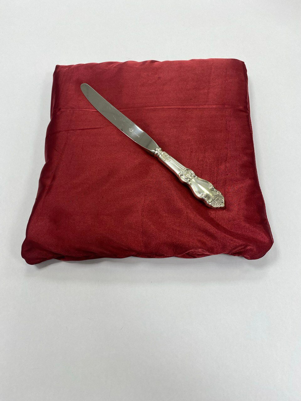 Набор (6шт) - Нож столовый Серебряная роза посеребренный