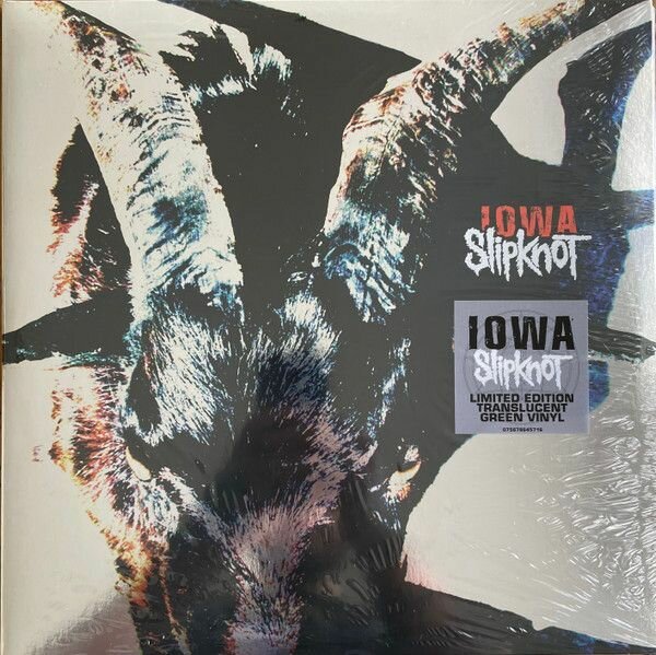 Виниловая пластинка Slipknot "Iowa" Coloured Clear Green Lp