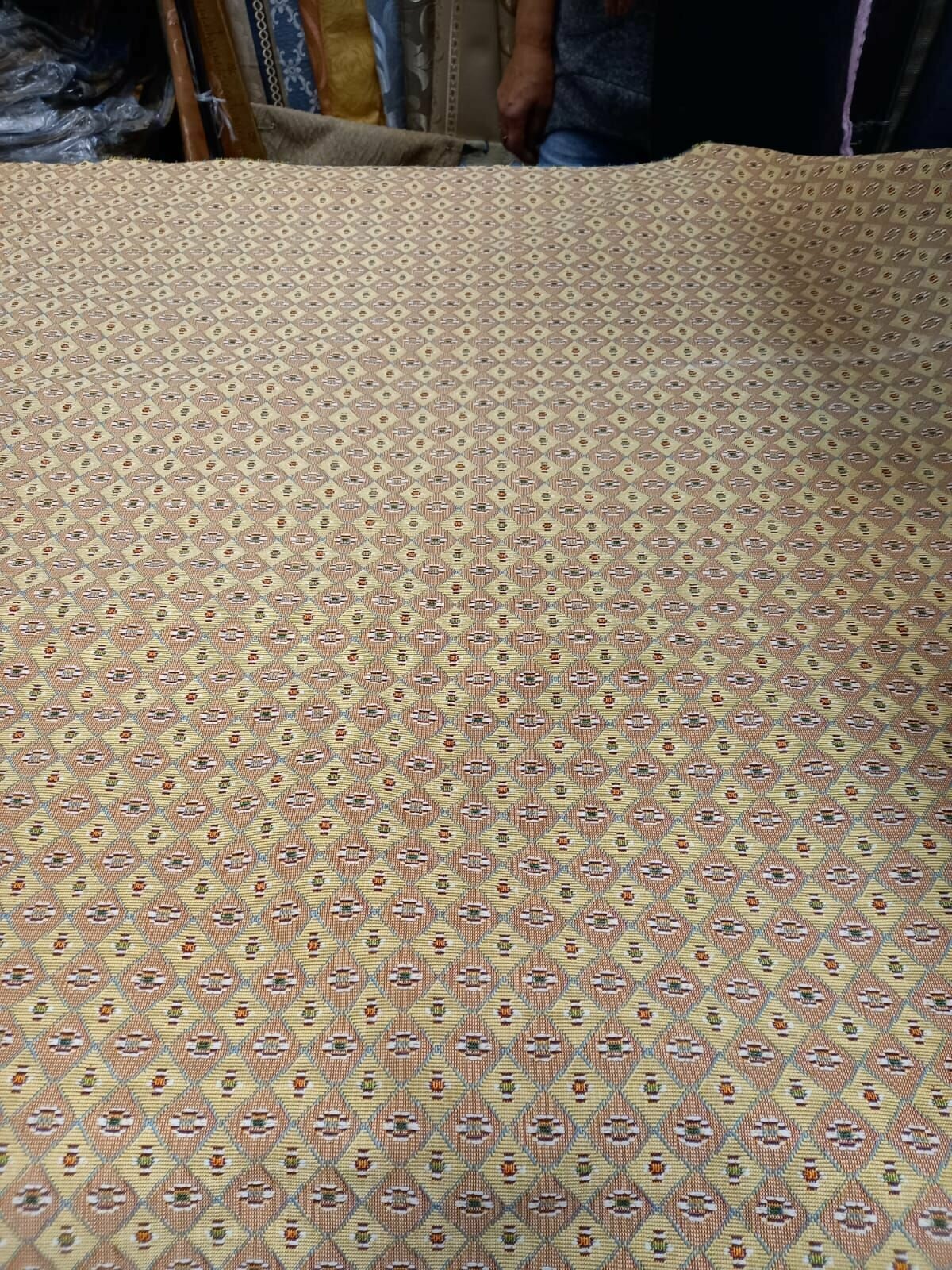 Ткань для мебели, ткань для штор интерьерная "Арлекино". Длина отреза 2,5 метра. Гобелен