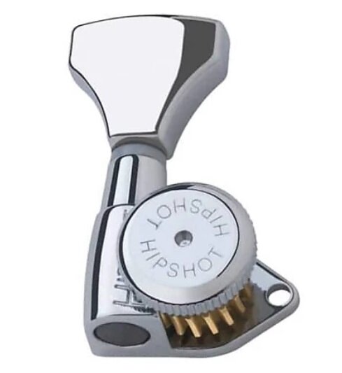 Колки 3+3 локовые HIPSHOT UPGRADE KIT GRIP-LOCK OPEN 6K2GL0C, хром