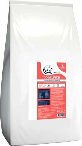Dog Lunch Сухой корм для щенков средних и крупных пород, индейка, 2 кг