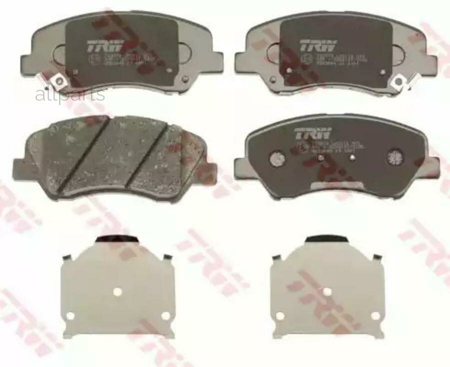 TRW GDB3548 Колодки пер. HYUNDAI SOLARIS 10-17/ KIA RIO 11-17
