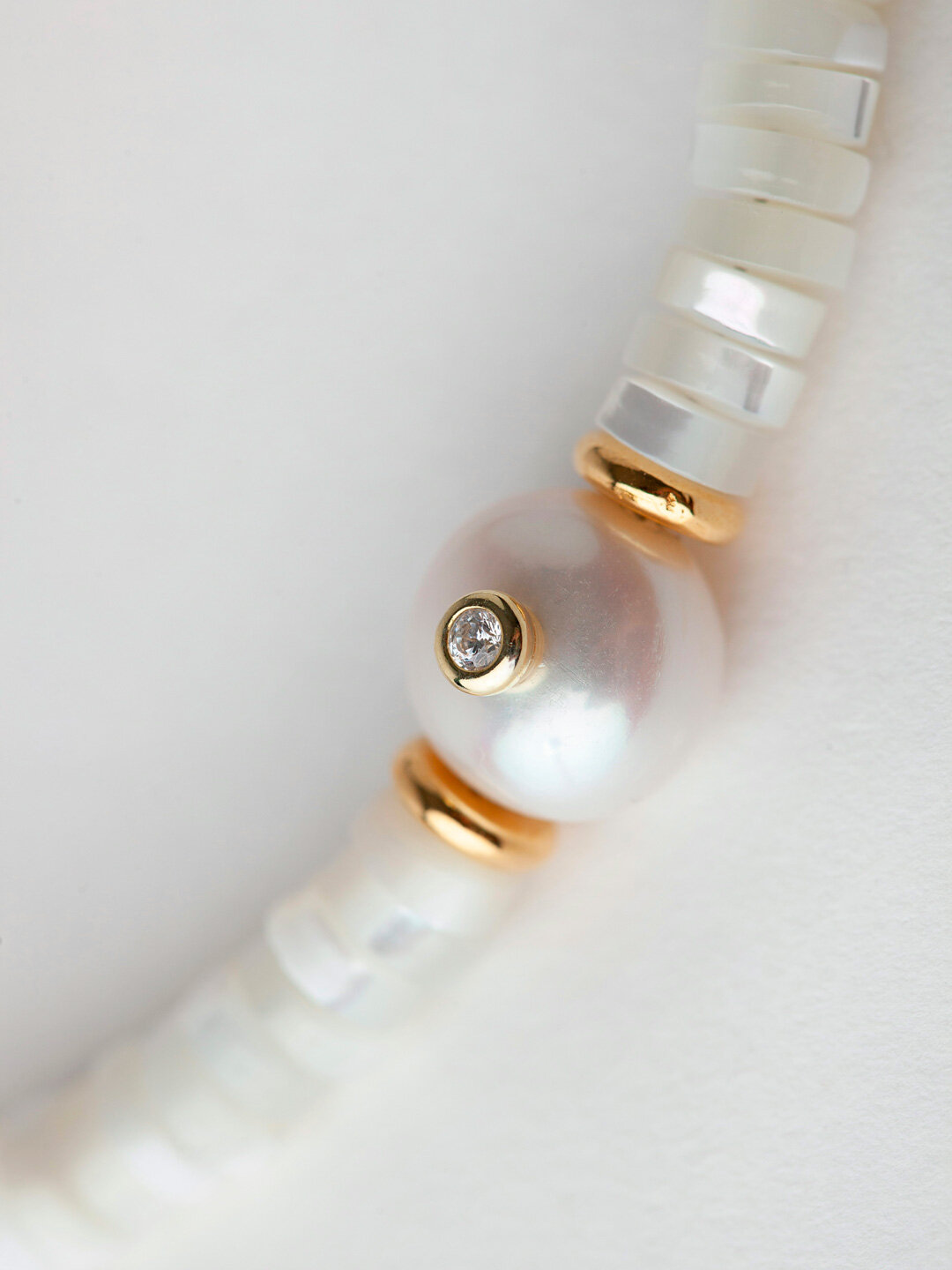 Браслет, жемчуг культивированный, перламутр, жемчуг пресноводный